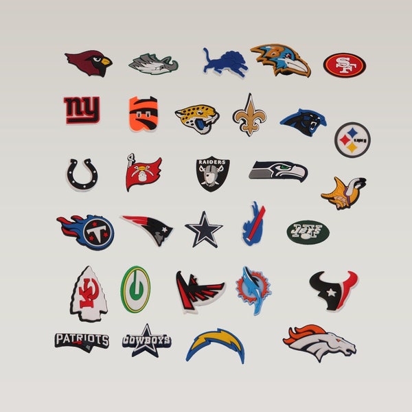 Football Teams Charms - Etsy