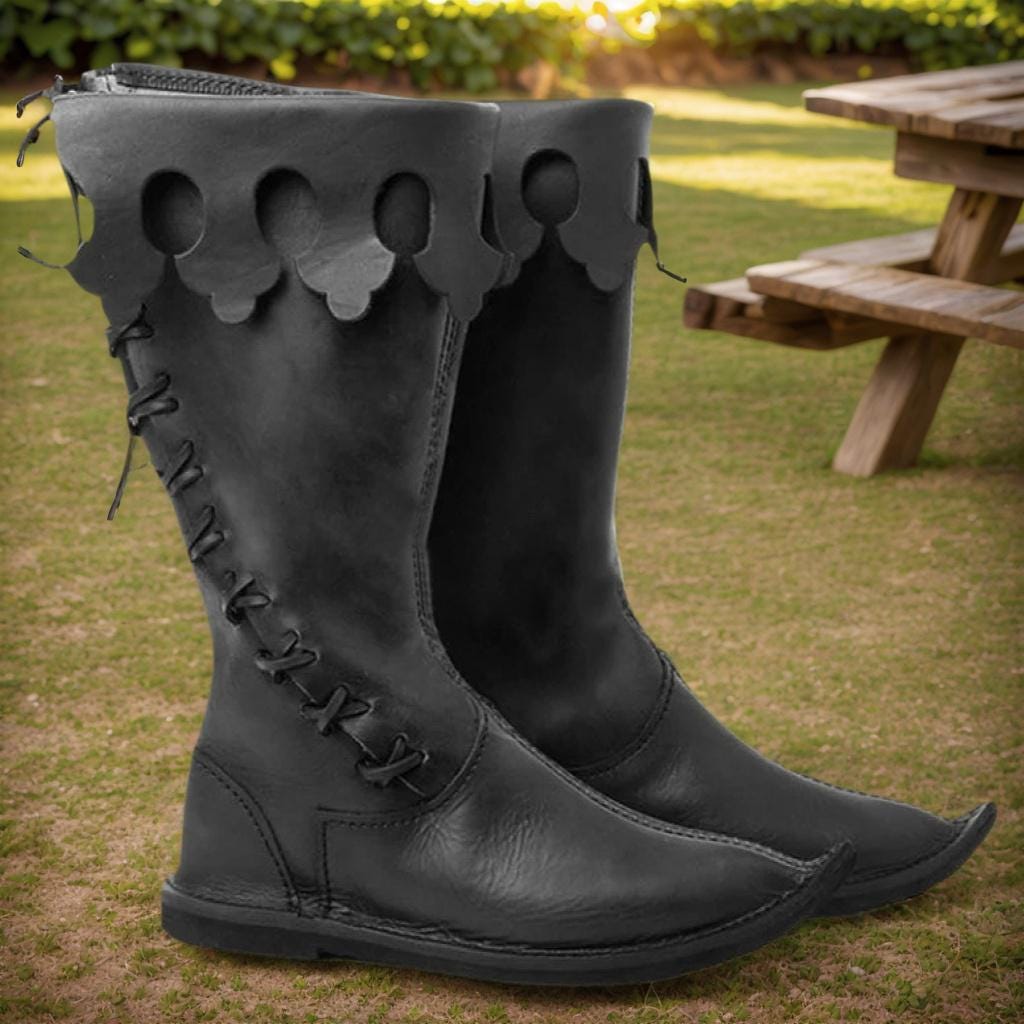 Medieval Times Shoes,ren Faire Medieval Boots Cosplay,retro Barefoot ...
