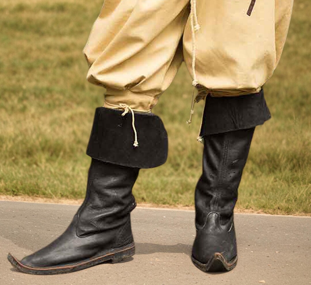 Renaissance Viking Boots,retro Barefoot Boots,ren Faire Medieval Boots ...