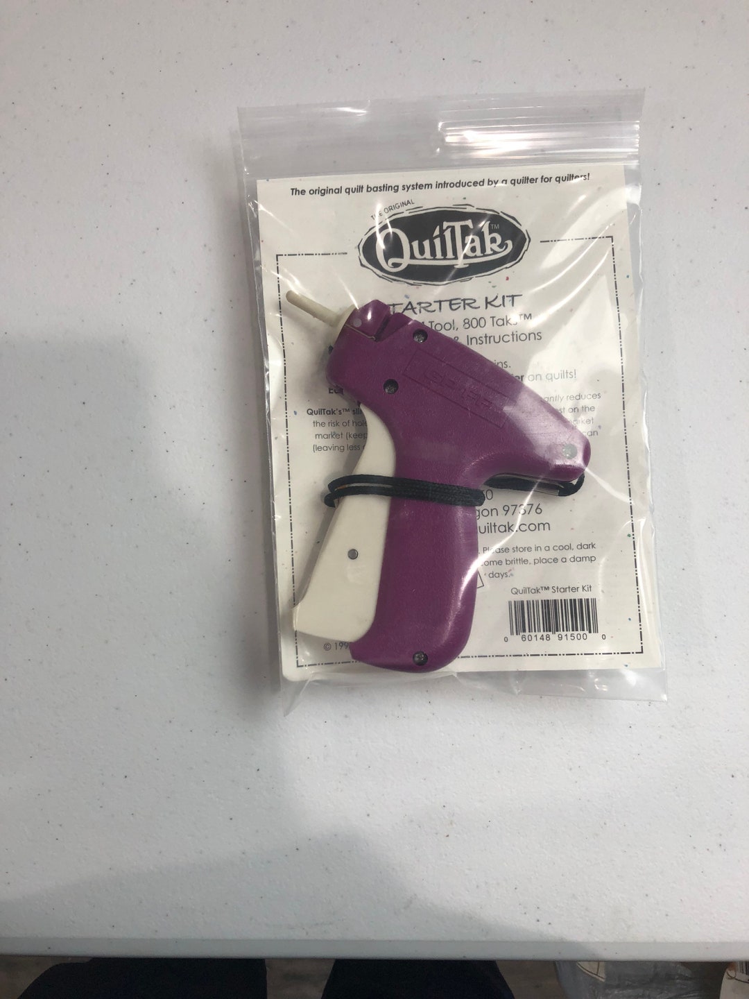 Quiltak Basting Gun Plus Starter Kit Extra Needle and Tacks - Etsy