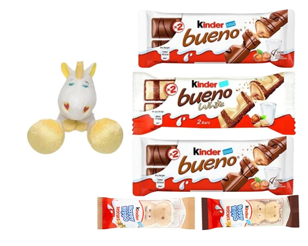 Disney Mini Soft Toys and Kinder Bueno Mini Chocolate Gift - Etsy