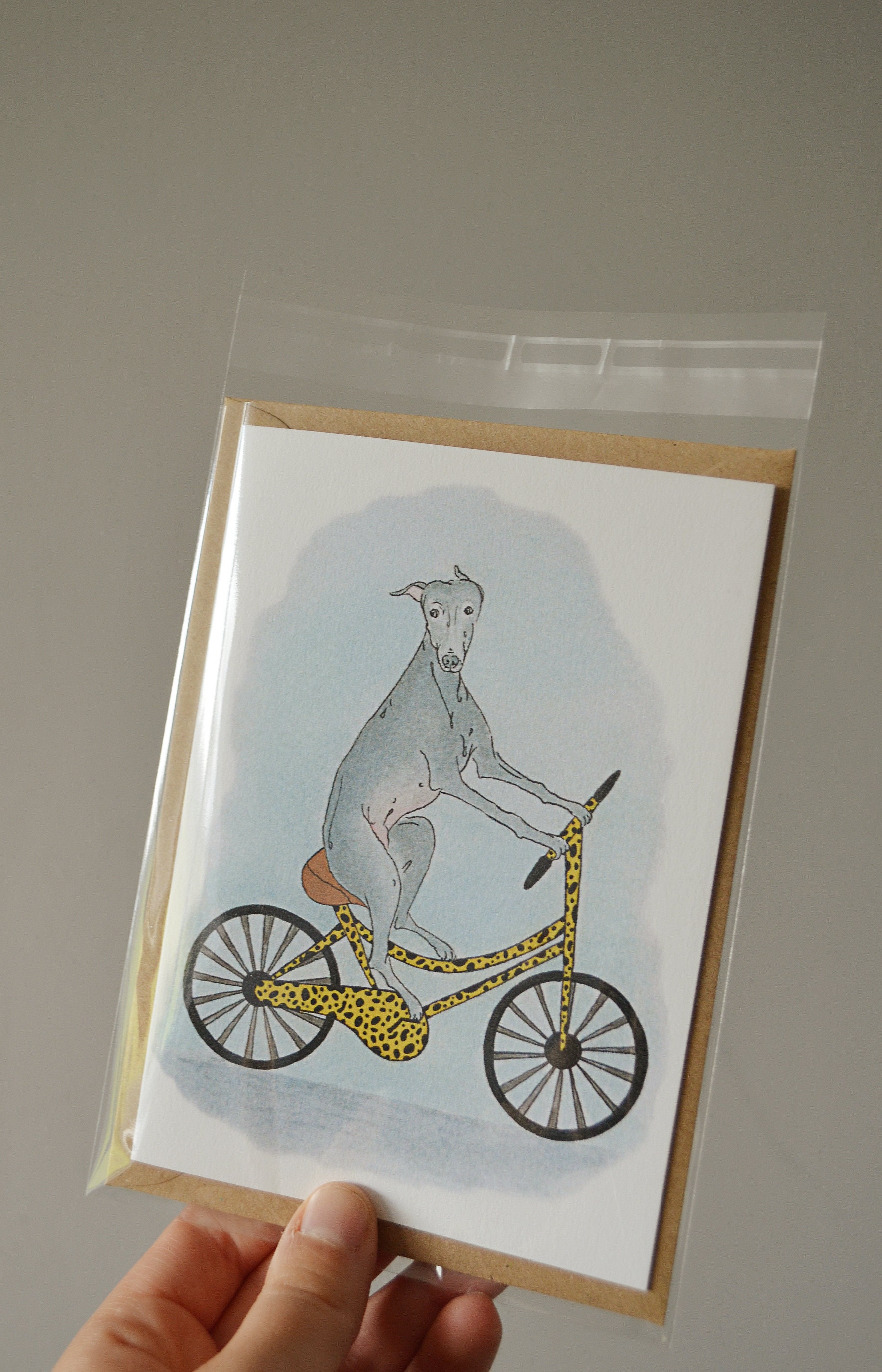 Whippet Card Whippet Greetings Card Greyhound Card - Etsy UK