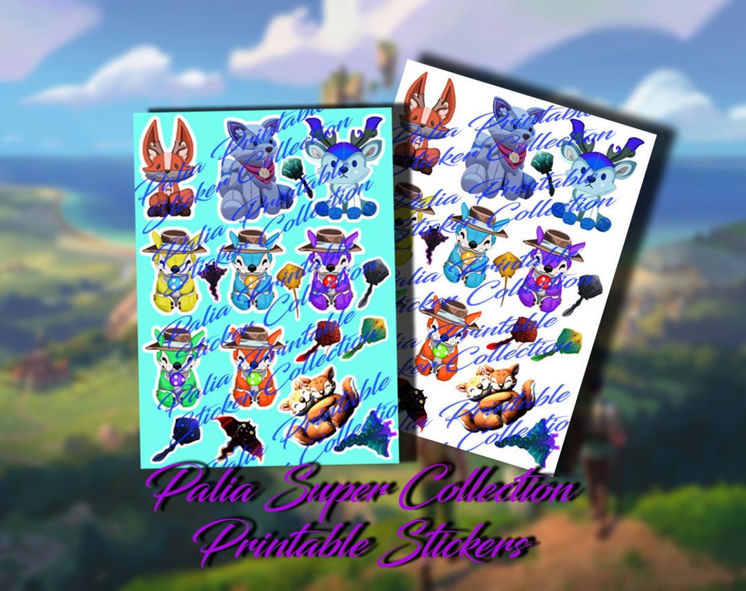 Palia Plushies rays Stickers Collection PNG Printable - Etsy UK