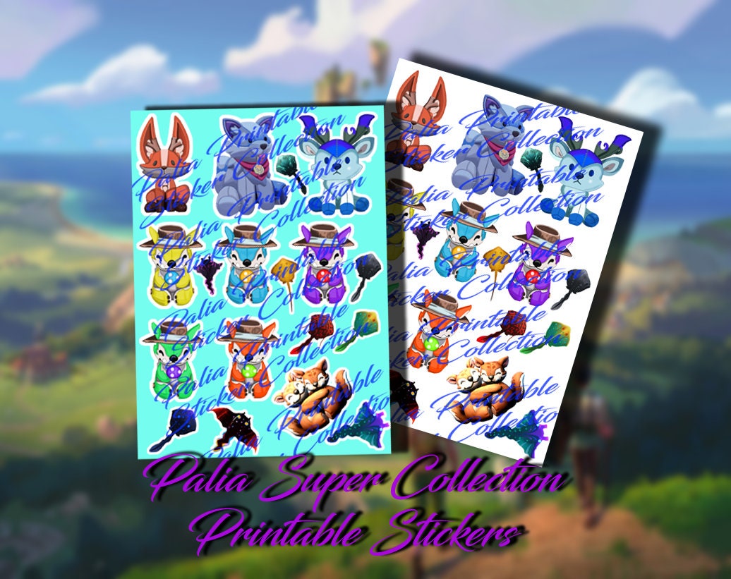 Palia Plushies rays Stickers Collection PNG Printable - Etsy