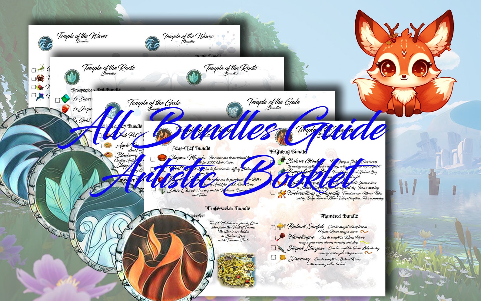 Palia Full PRINTABLE PDF Guide Artist Booklet Style All Included Sernuk ...