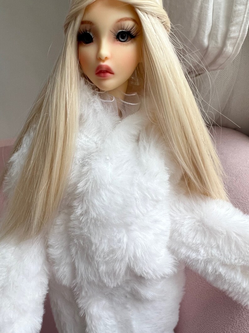 White Fur for BJD Dolls - Etsy