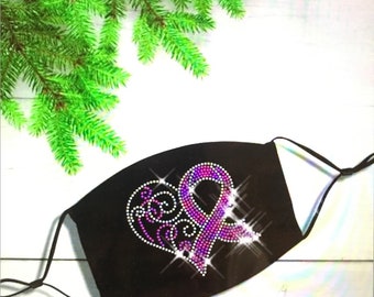 Breast Cancer Mask | Etsy