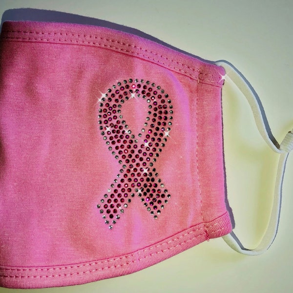 Breast Cancer Mask - Etsy