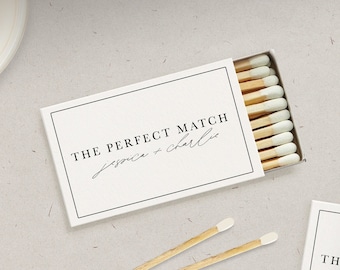 Cocktail Doodle Personalized Wedding Favor Matchboxes, Hand Drawn Cute ...