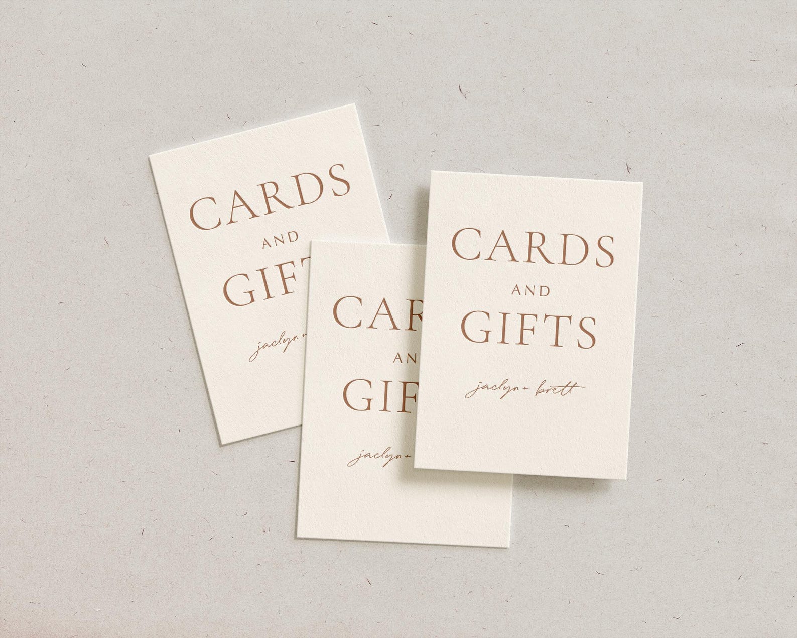 Cards and Gifts Sign, Elegant Modern Reception Decor, Simple Minimalist ...