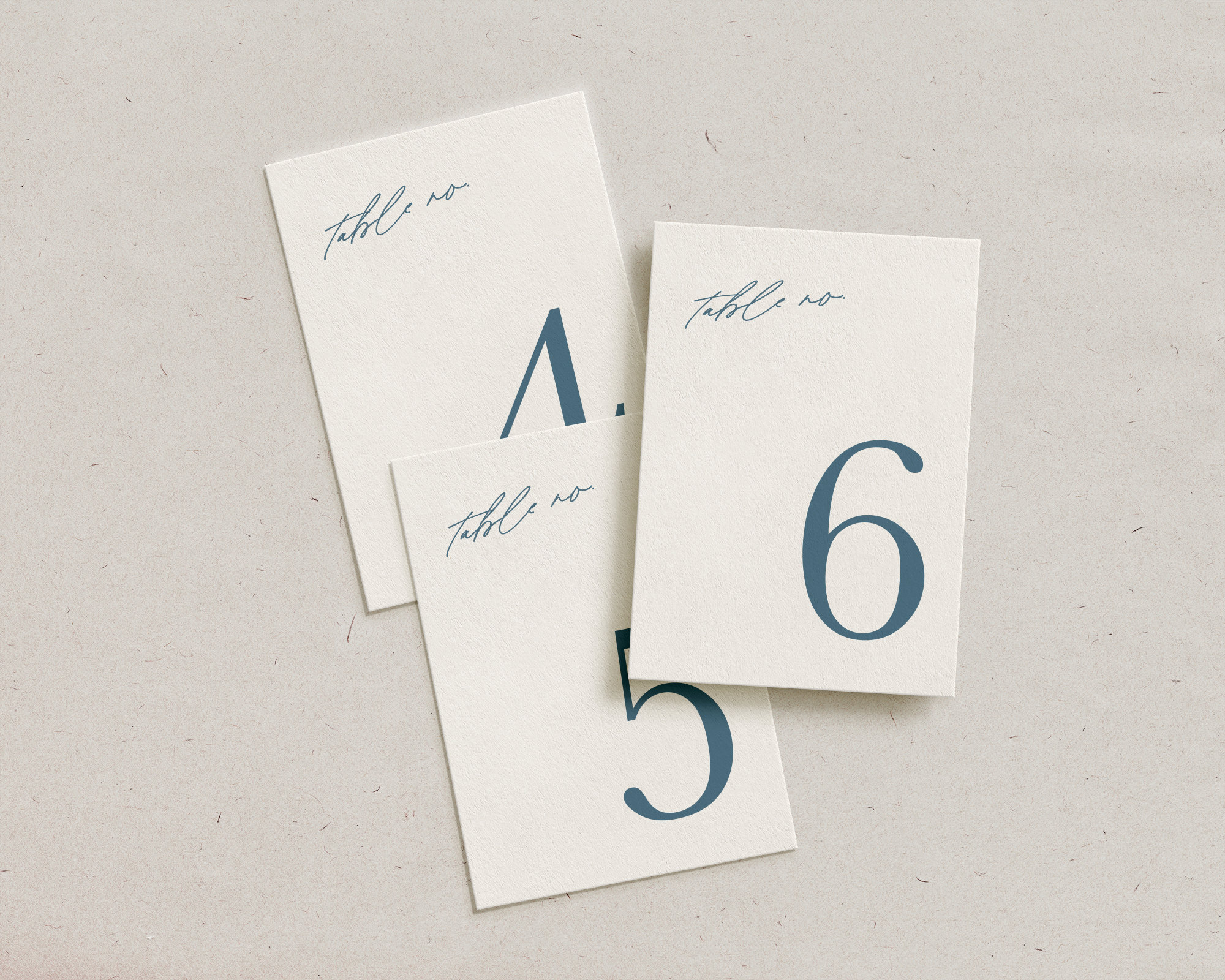 PRINTED Table Numbers, Modern Minimalist Wedding Table Numbers, Simple ...