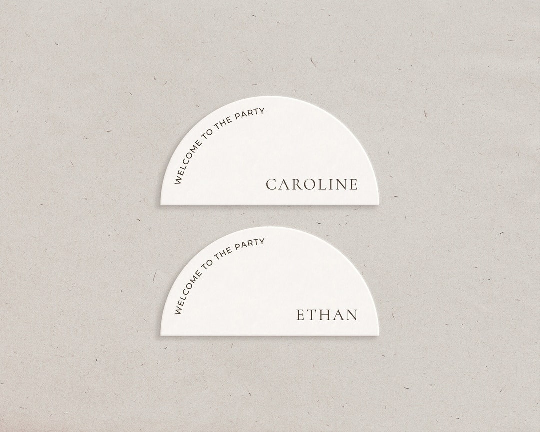 Arch Place Cards, Custom Personalized Wedding Place Cards, Name Cards ...