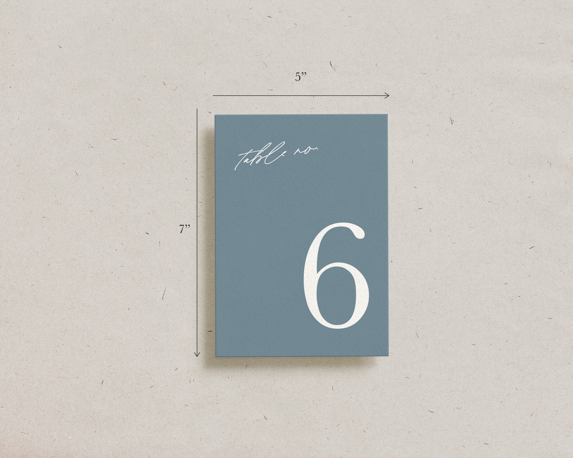 PRINTED Table Numbers, Modern Minimalist Wedding Table Numbers, Simple ...