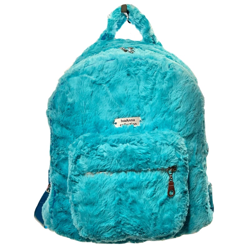 Faux Fur Mini Backpack - Etsy
