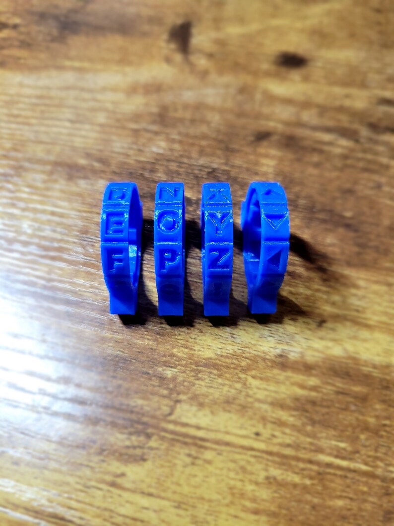 Custom Master Lock Word Dial Replacement 3D Printed 5pc, 10pc, 20pc ...