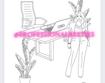 Ceo coloring page | Etsy México