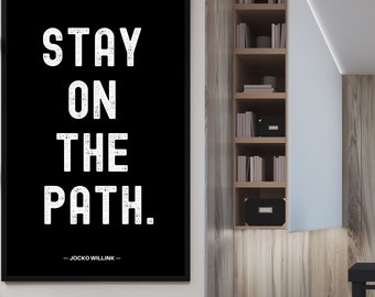 Jocko Willink GOOD Digital Printable Art Poster Simple | Etsy