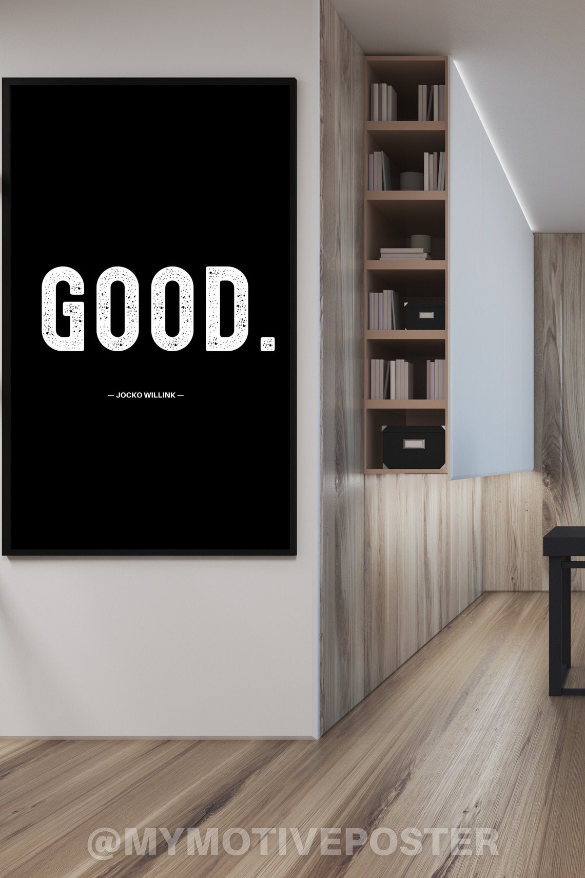 Jocko Willink - GOOD - Digital Printable Art Poster - Simple Minimalist ...