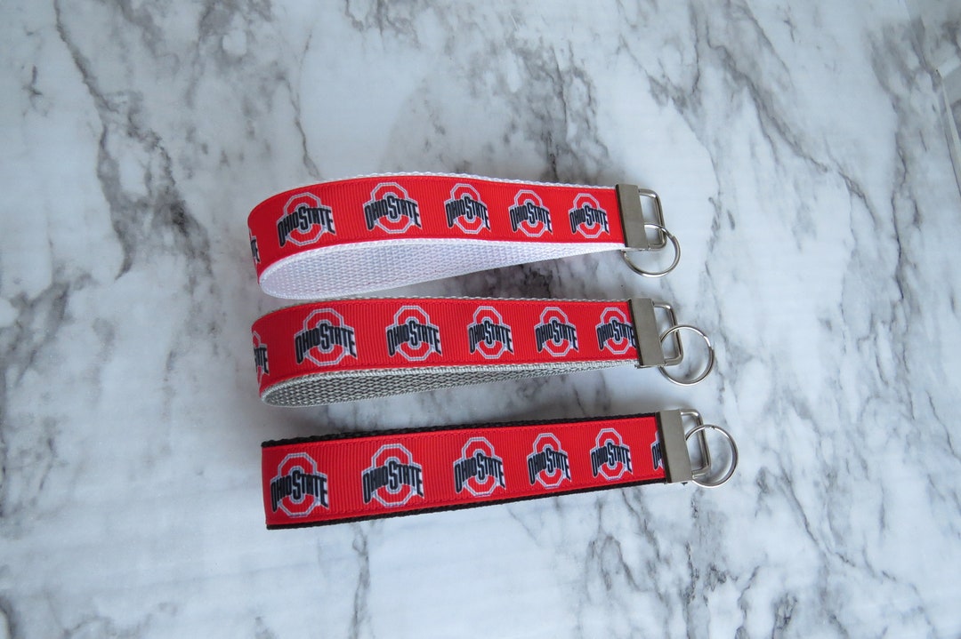 OSU Ohio State University Buckeyes Key Fob Wristlet Keychain - Etsy