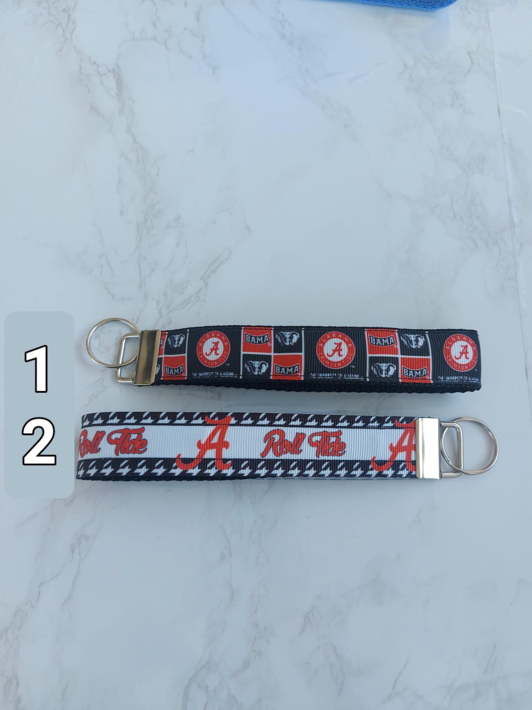 University of Alabama Crimson Tide Roll Tide Key Fob Wristlet Keychain ...