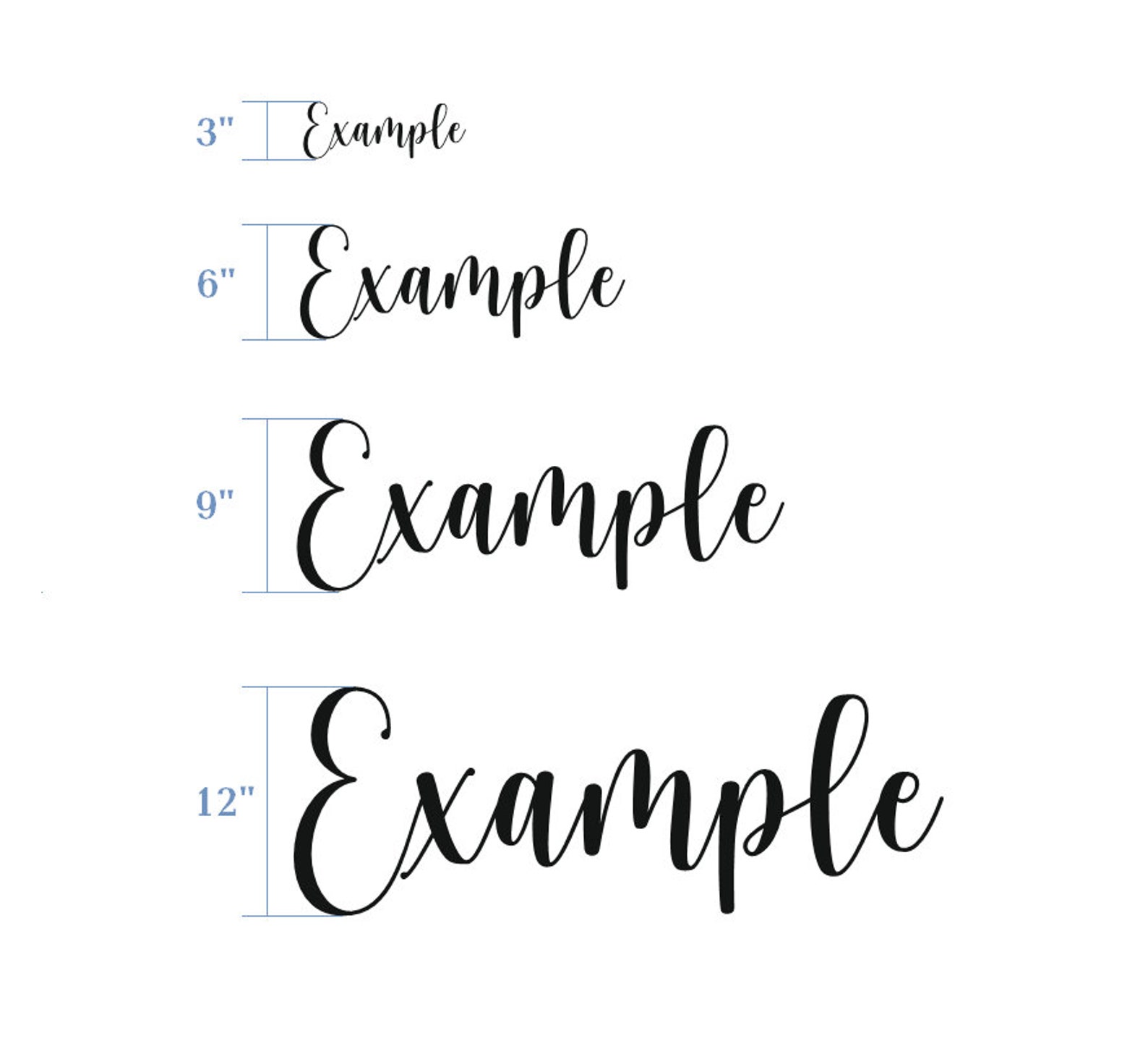 Custom Metal Words, Your Custom Text, Cursive Words for the Wall ...