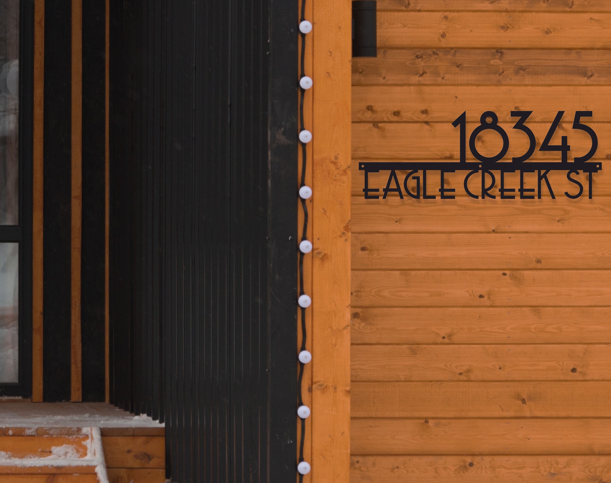 Large House Number Address Sign, Address Plaque, Metal Address Sign ...