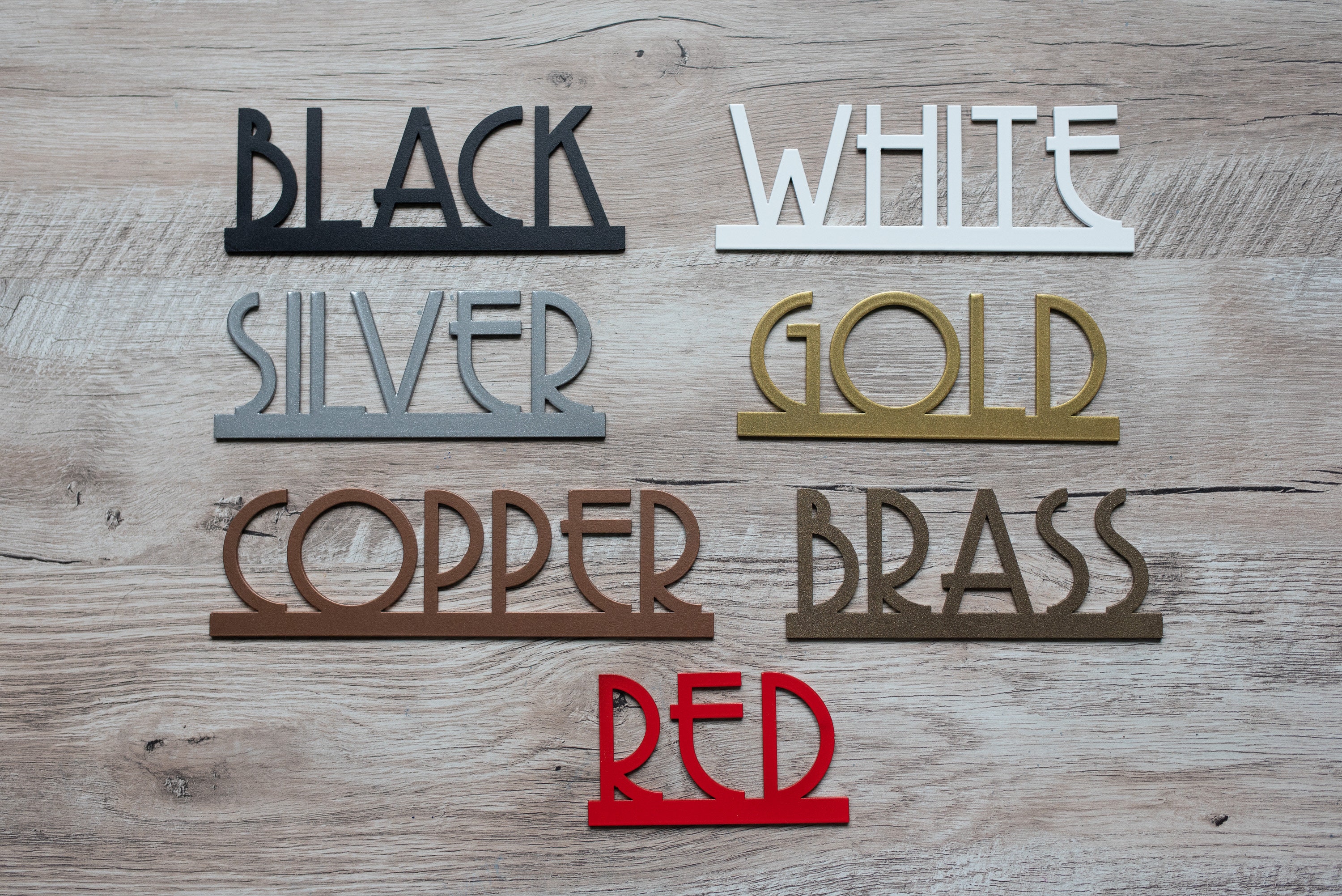 Custom Metal Words, Your Custom Text, Metal Words for the Wall, Modern ...