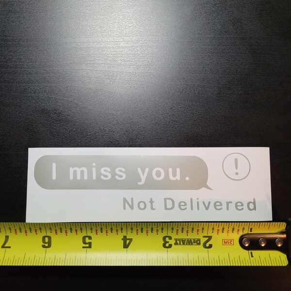 I Miss You Sticker - Etsy