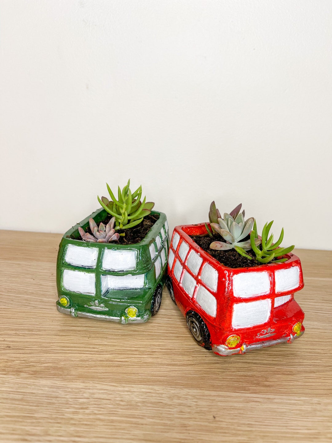 Vintage London Bus Planter - Etsy