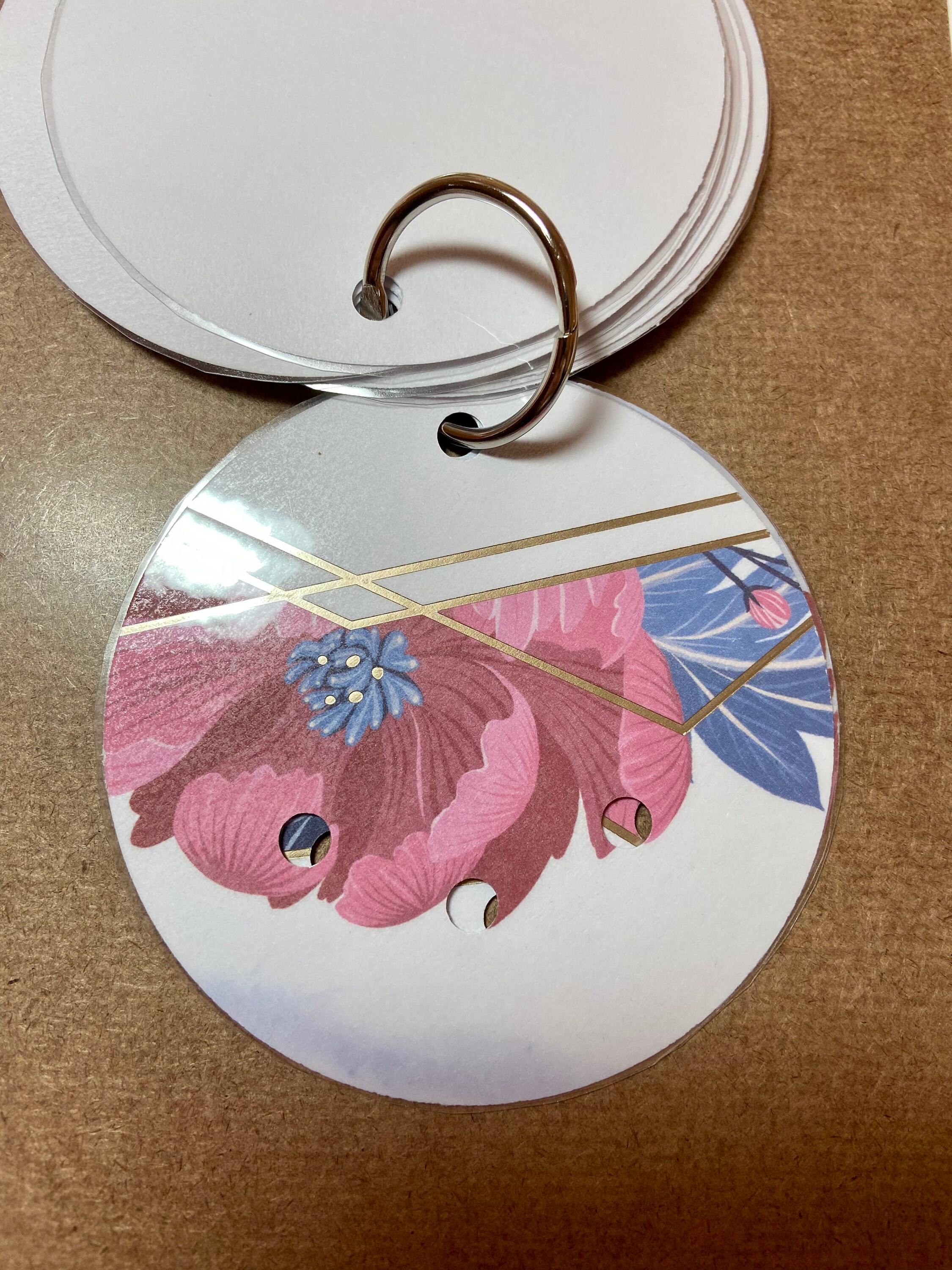 Laminated Cardstock Floss Cards set of 9 | Etsy