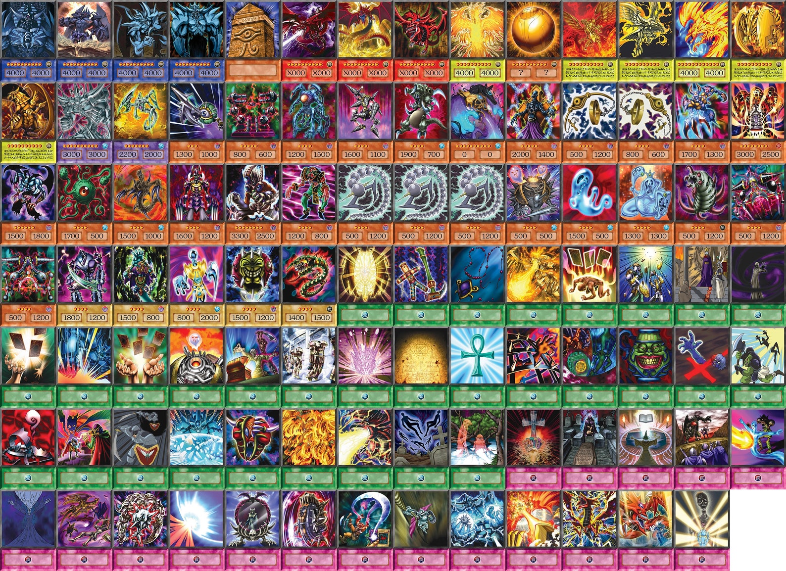 Marik Ishtar Deck 97 Cards Yami Marik The Winged Dragon Of Ra Anime Orica Etsy