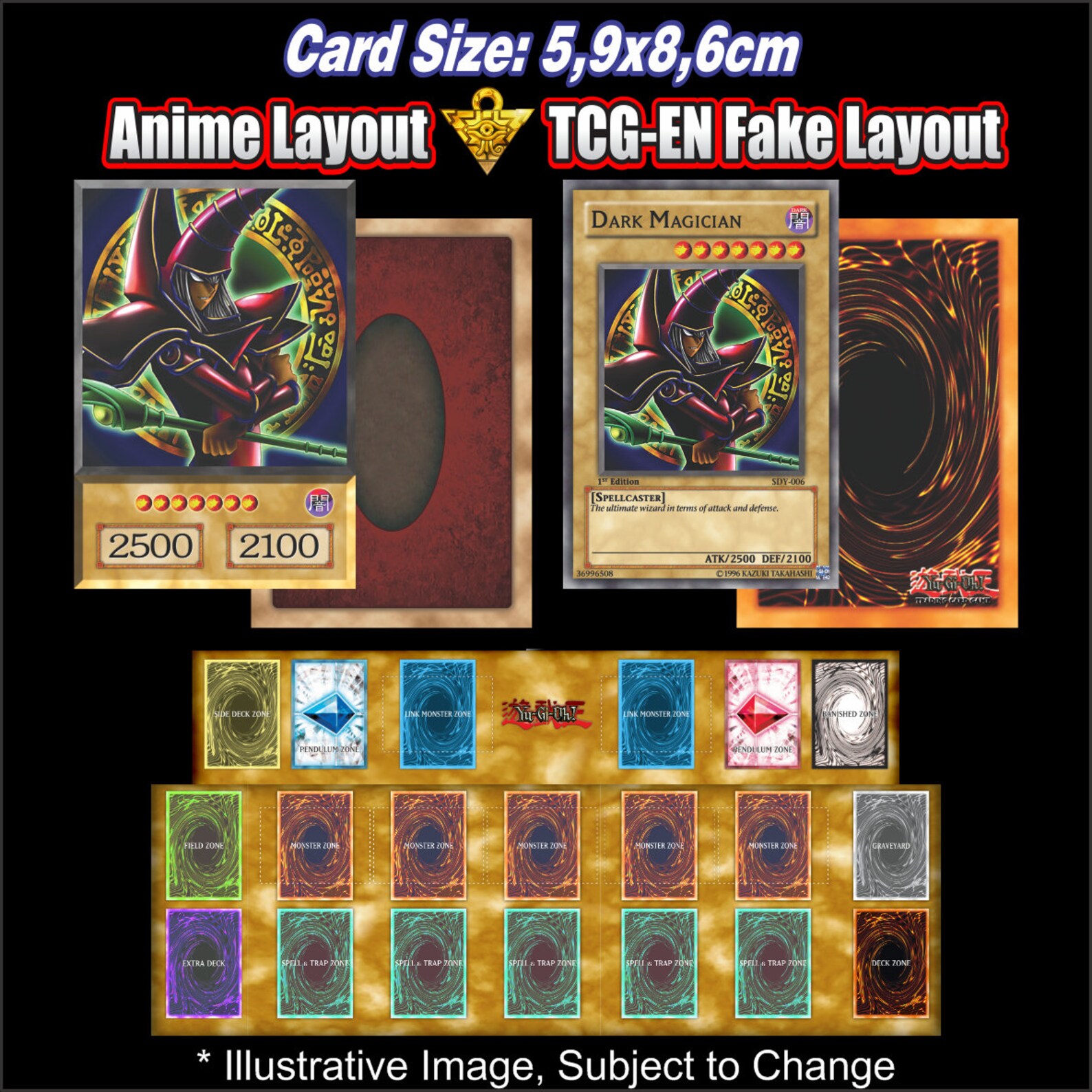 Aigami 47 Cards Deck Anime Orica Box & Playmat - Etsy
