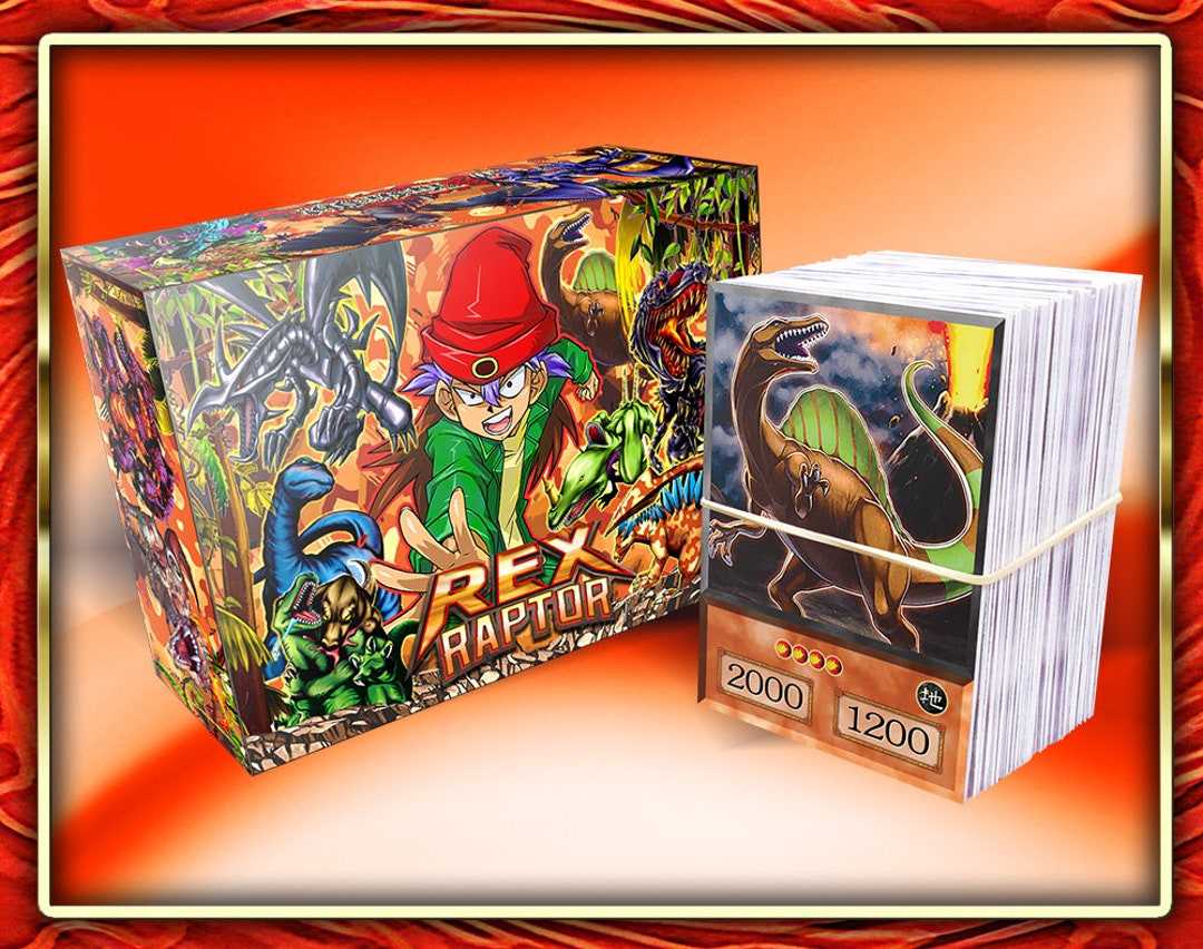 Rex Raptor 70 Cards Deck Box & Playmat - Etsy