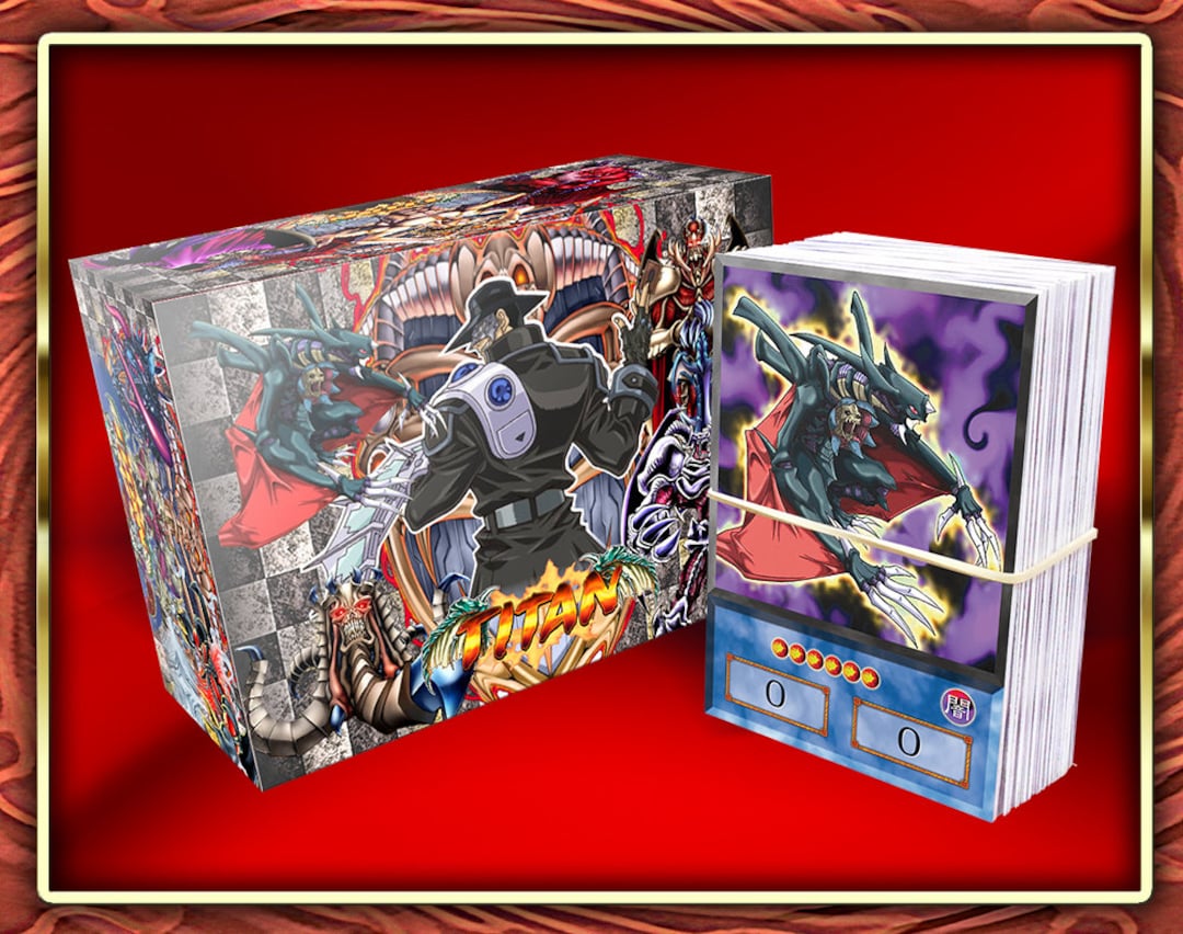 Titan Deck 40 Cards 18 Foils, Box & Playmat - Etsy