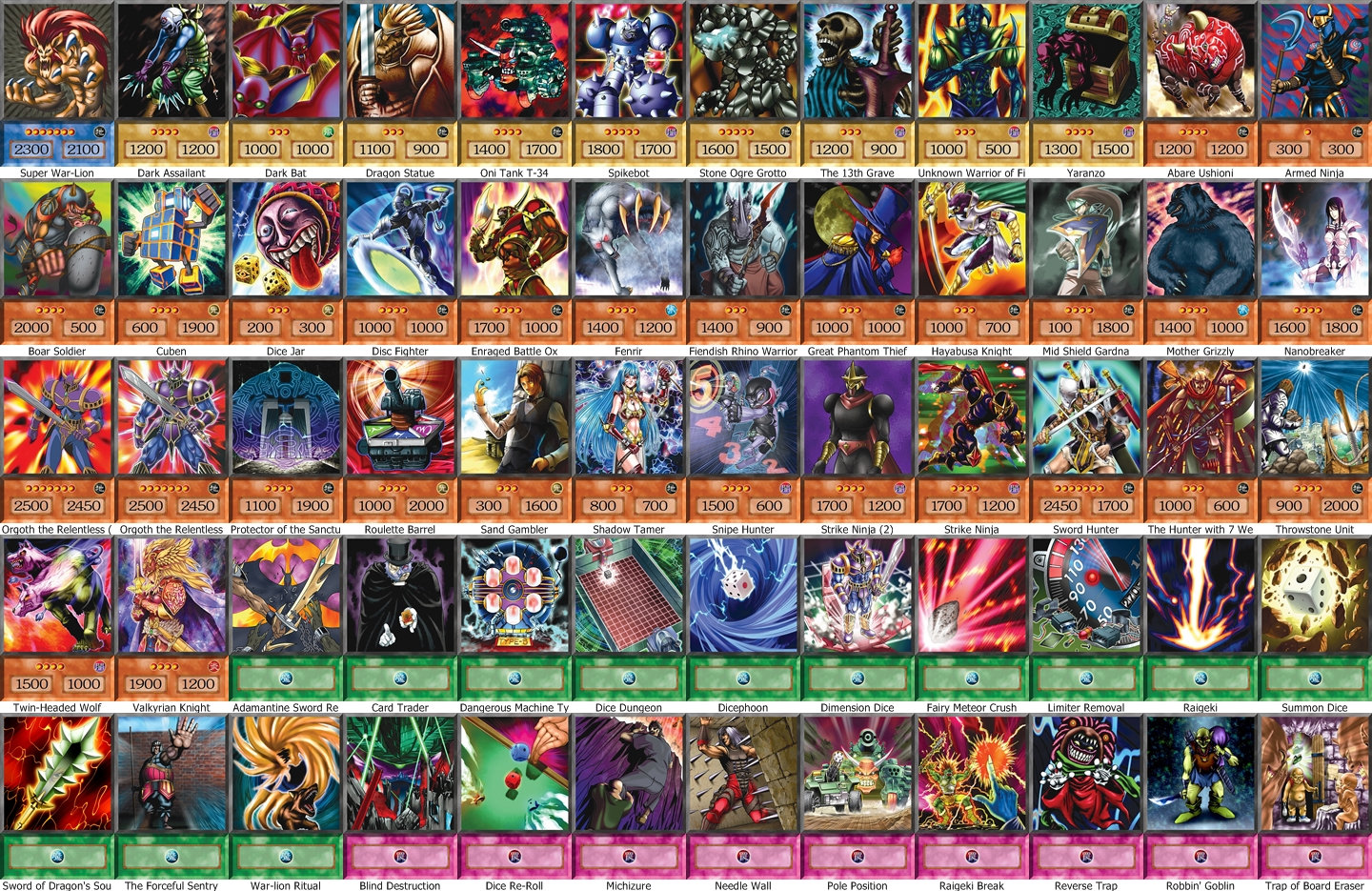 Duke Devlin Deck 60 Cards Orgoth the Relentless Anime - Etsy