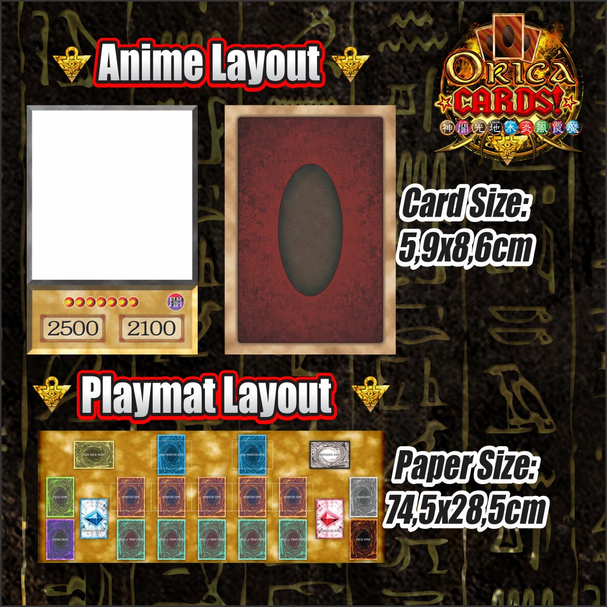 Toys & Games Games & Puzzles 62 fake cards Cyber Tutu Anime Orica ...