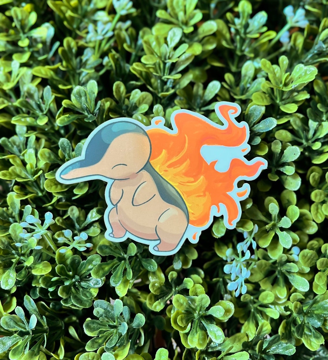 Cyndaquil Fire Type Sticker - Etsy