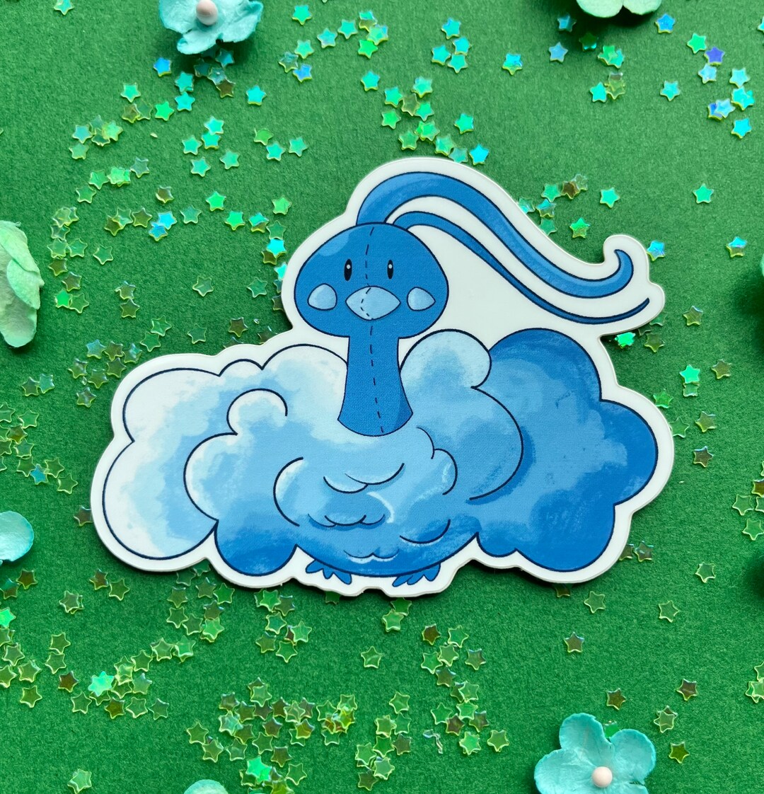 Altaria Plushie Sticker - Etsy