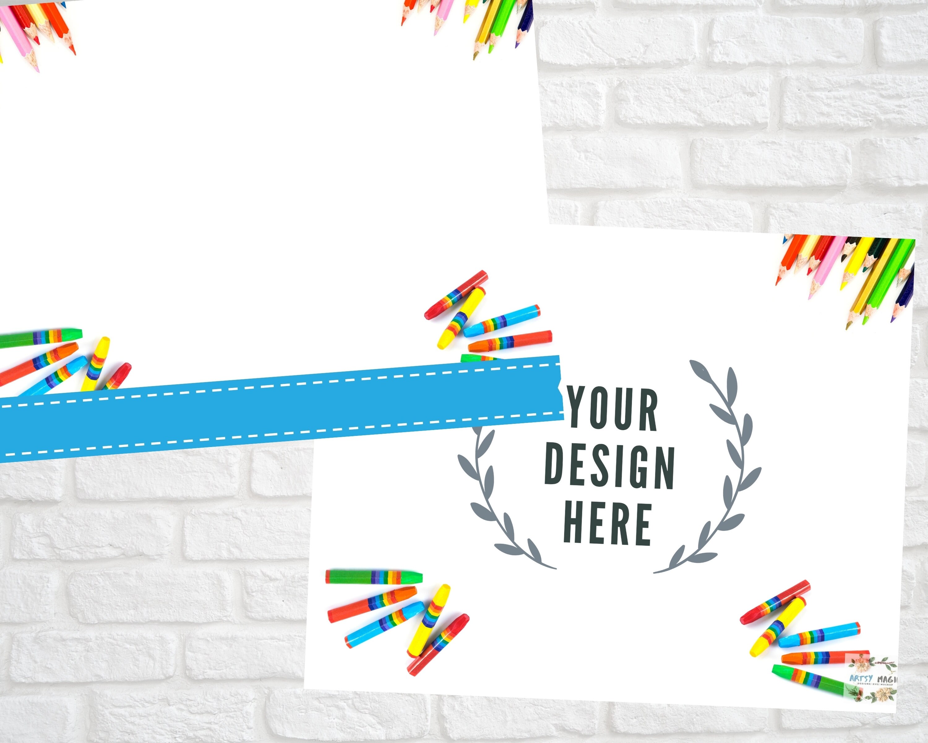 Coloring Pages Mockup Designs, Activity Pages Mock Up, Coloring ...