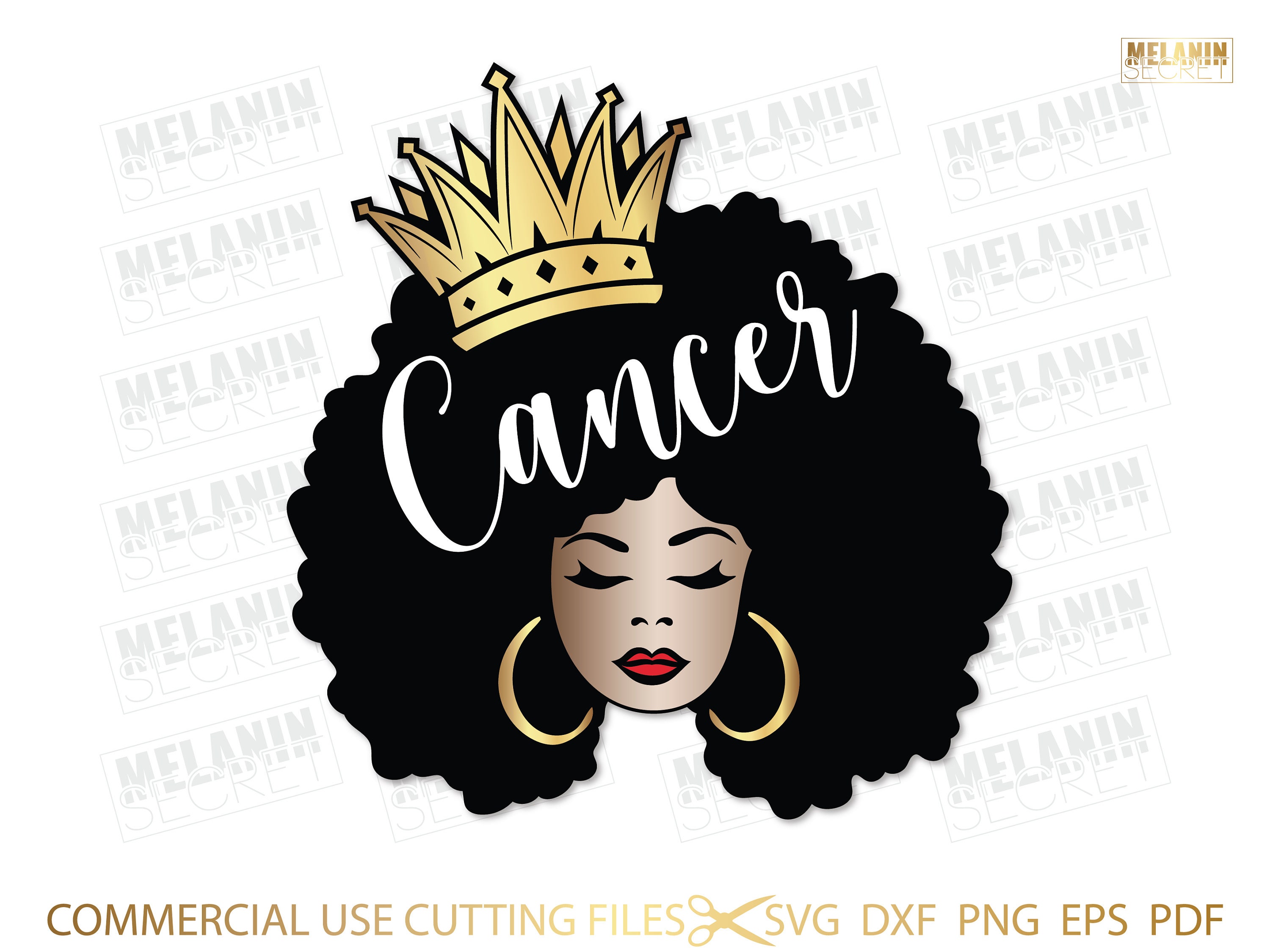 Cancer Queen SVG Cancer Svg Black Girl Magic Svg Birthday - Etsy Canada