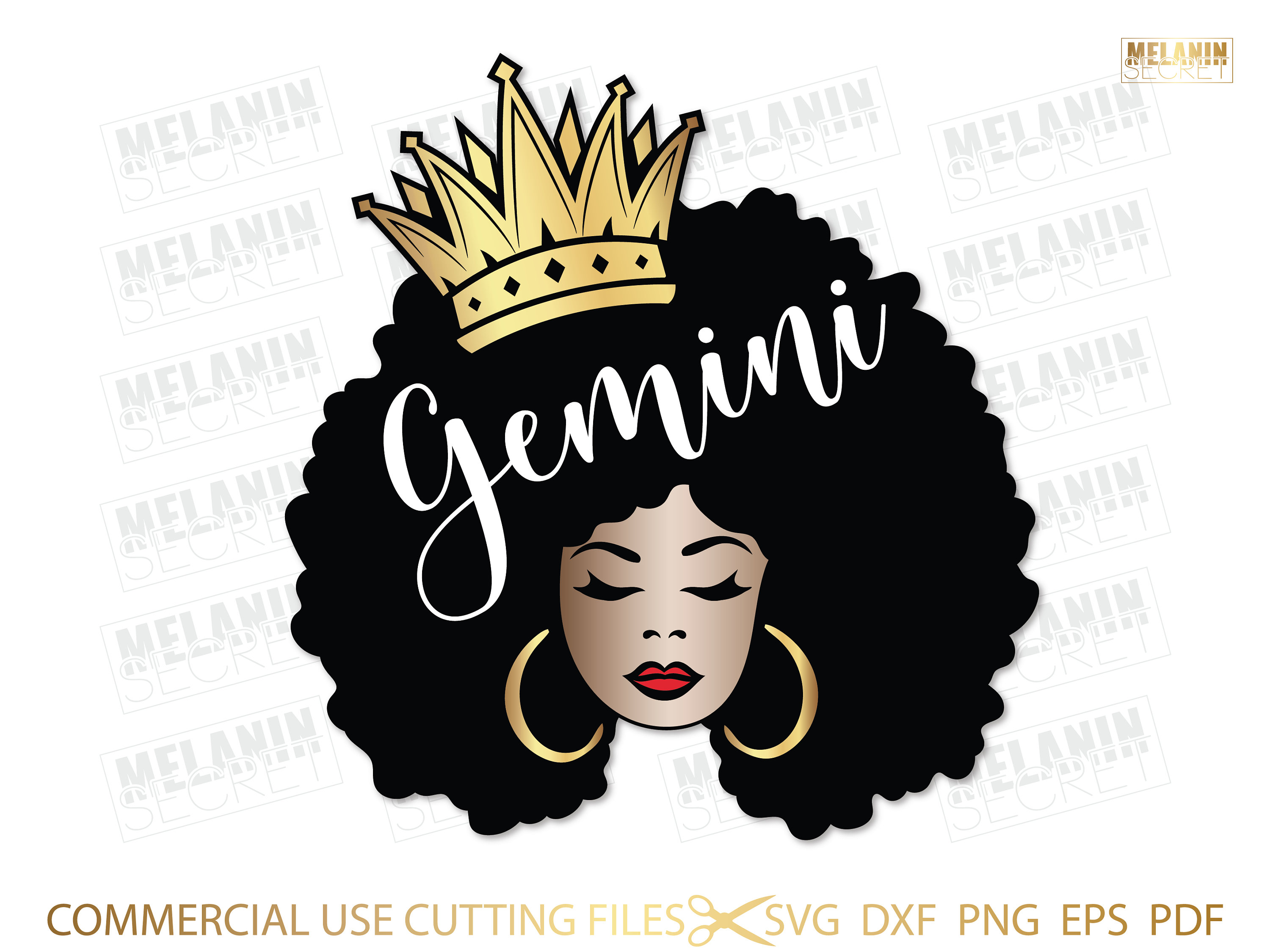 Gemini Logo With Crown