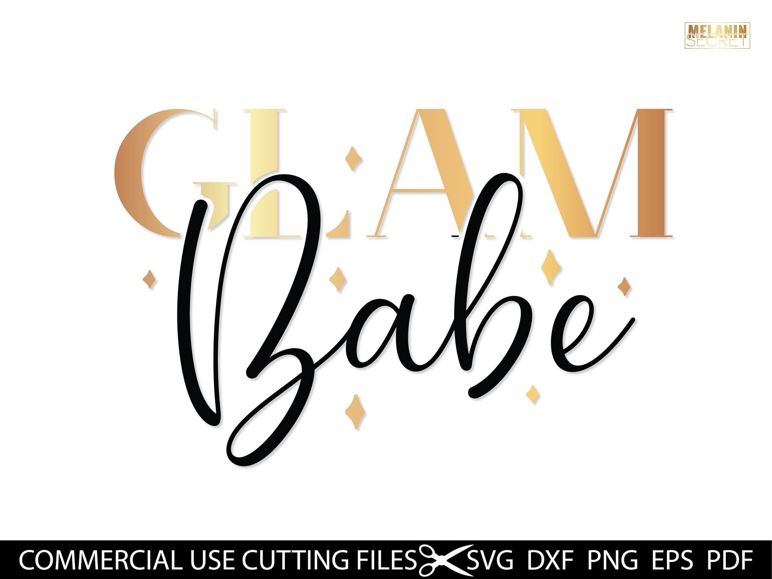 Glam Babe SVG, Glamour Svg, Fashion Svg, Beauty Svg, Makeup Svg ...