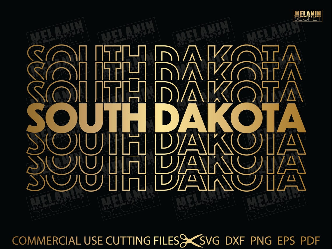 South Dakota State SVG South Dakota Svg State Svg United - Etsy