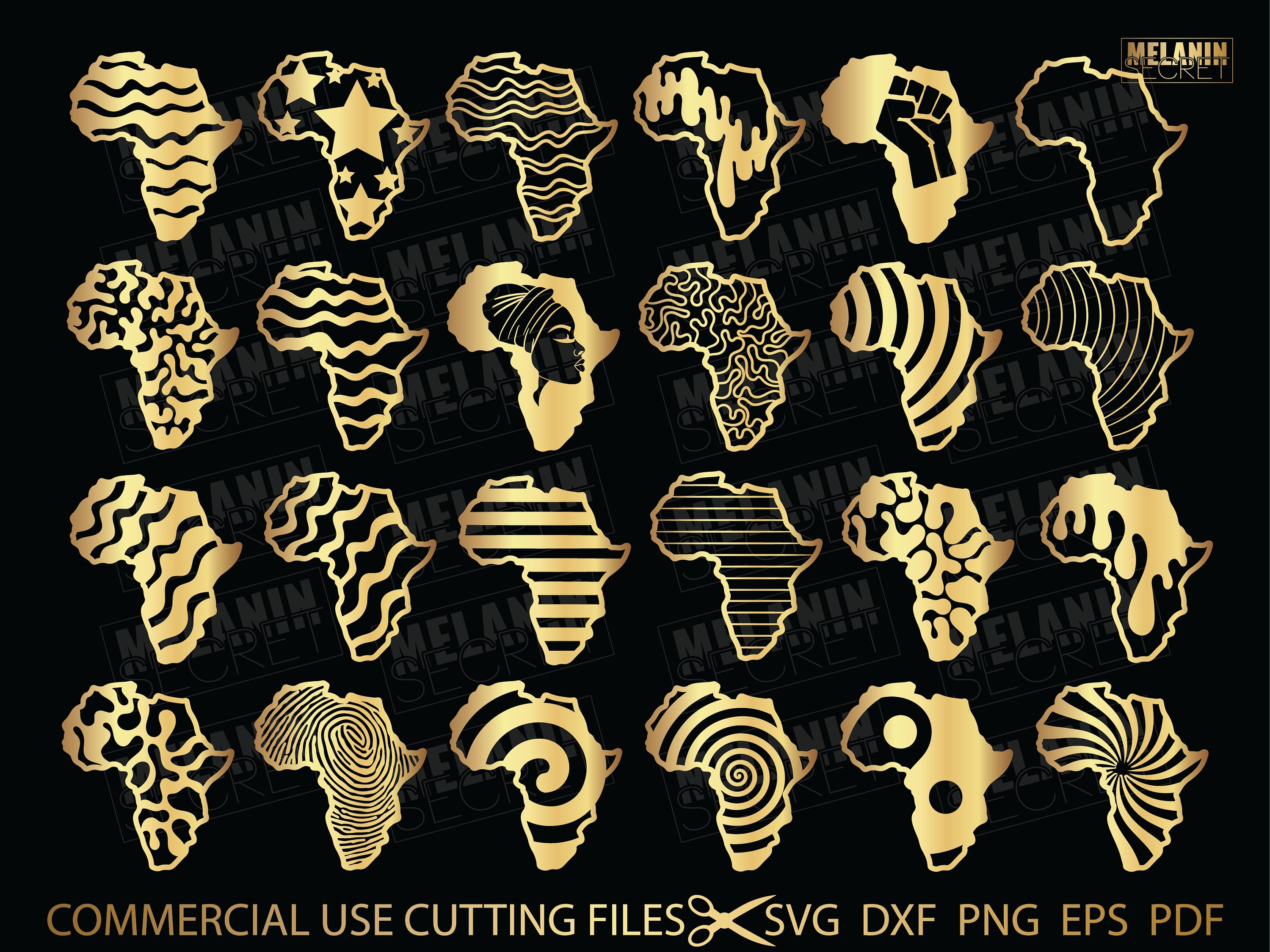 24 Africa Earrings Bundle SVG Africa Map Svg Bundle Africa - Etsy