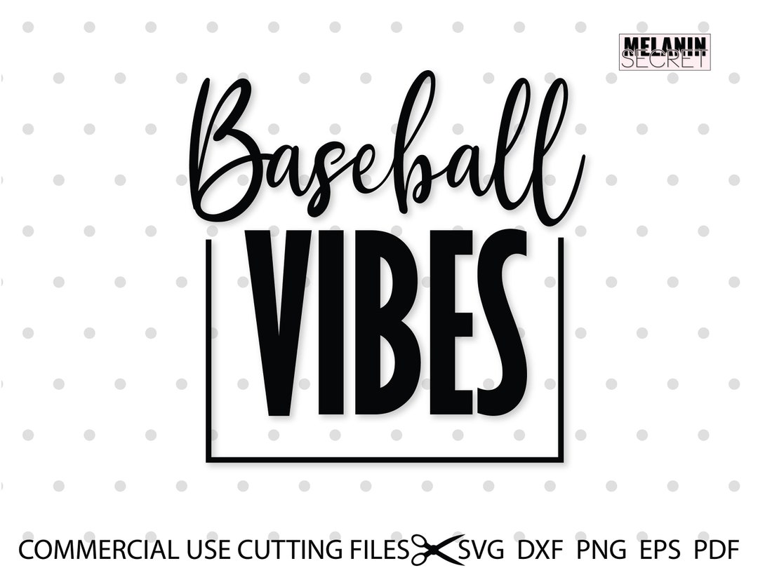 Baseball Vibes, Baseball Svg, Love Baseball Svg, Baseball Cutfile, Svg ...