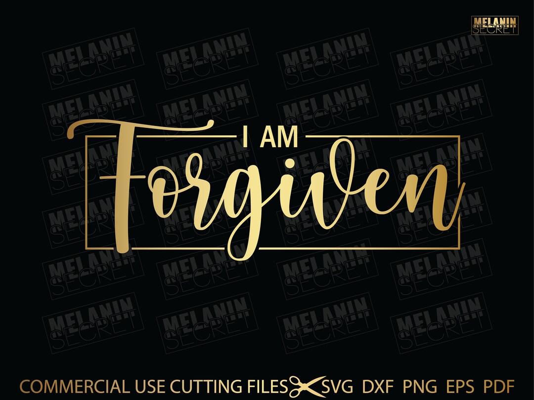 I Am Forgiven Svg Forgiven Svg Success Svg Hustler Svg - Etsy