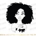 Afro Queen Cartoon SVG, Diva, Queen Boss, Lady, Black Woman, Glamour ...