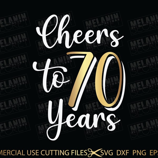 70 Years Loved - Etsy