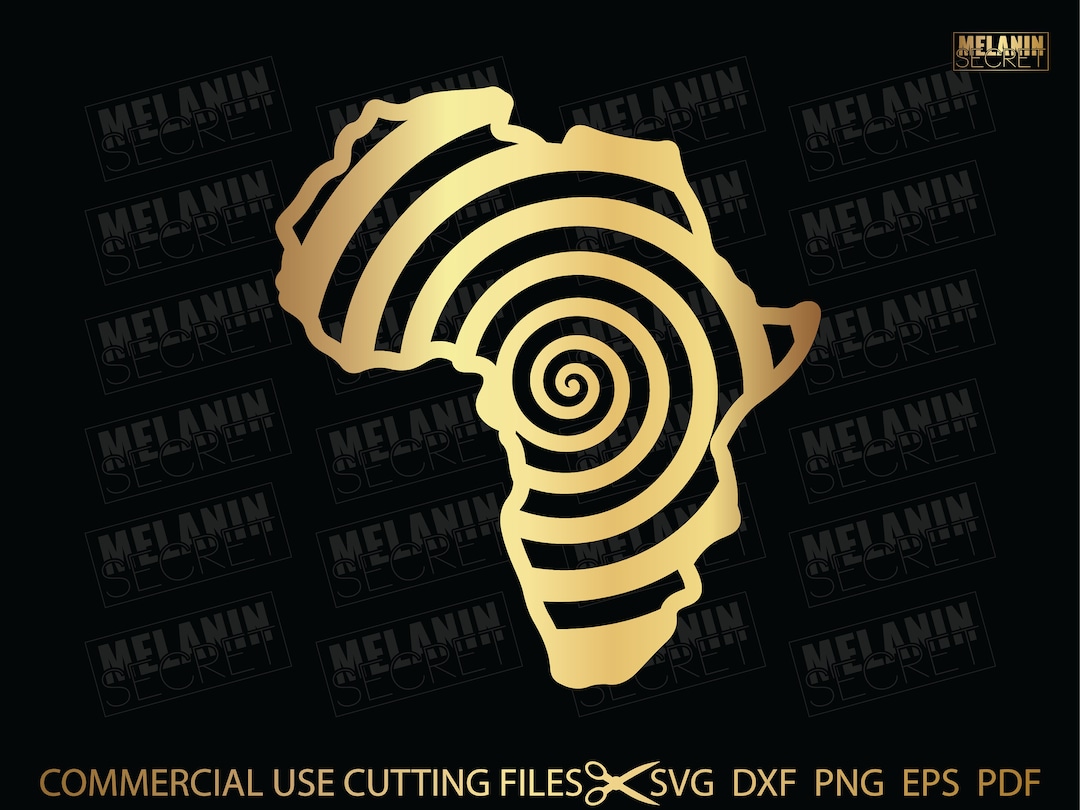 Africa Map Frame SVG, Africa Frame, Africa Map Monogram SVG, Cricut Cut ...