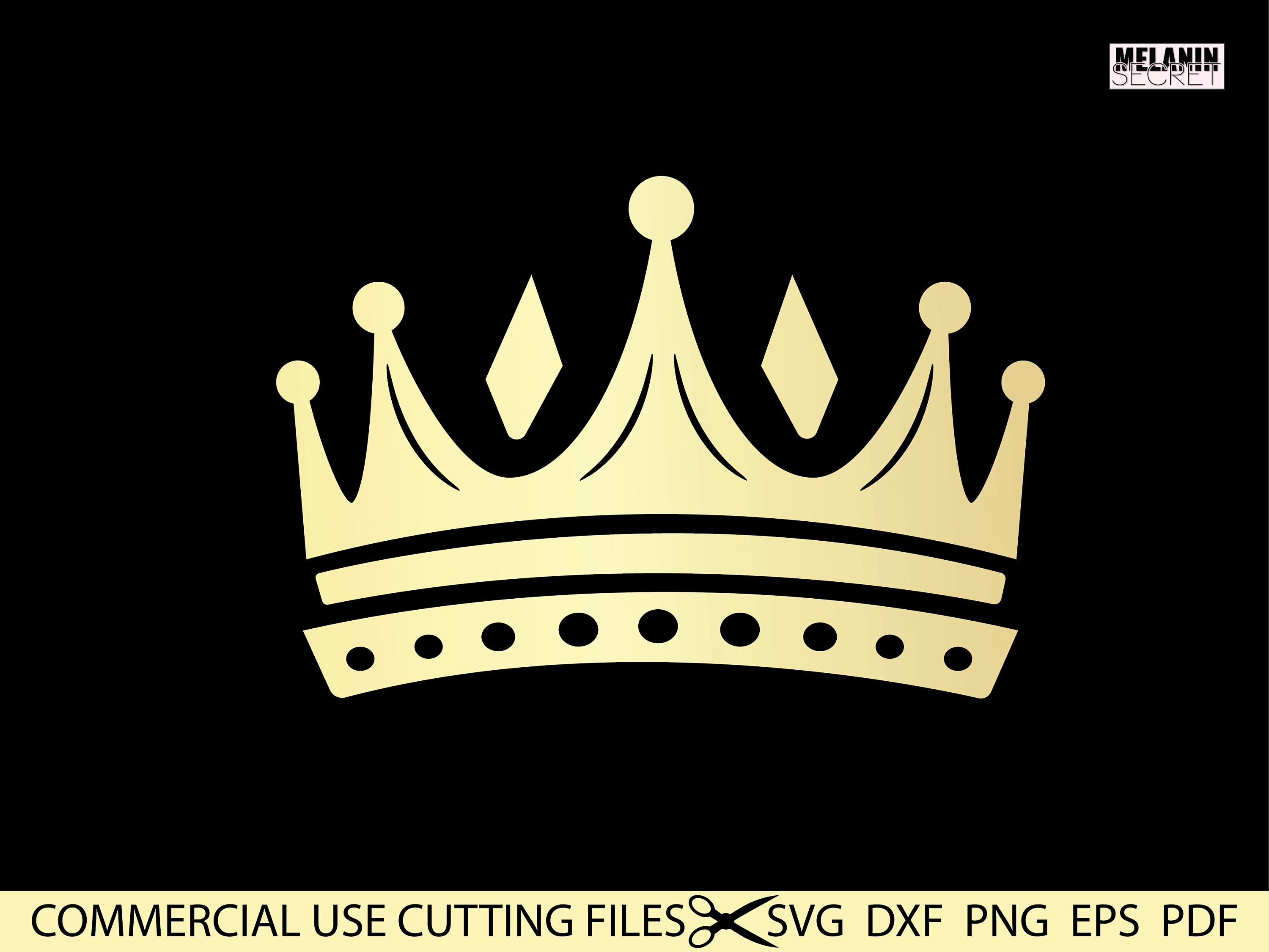 Corona del Rey SVG Hombre Negro Corona Svg Melanin Svg Afro | Etsy